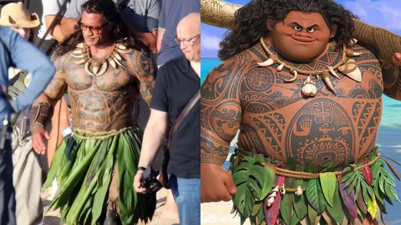 Así se ve Dwayne Johnson "La Roca" en el set de Moana live action - RCC Media